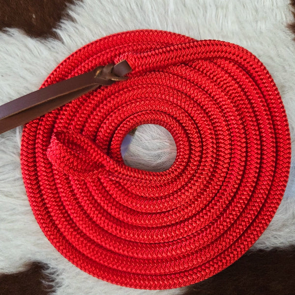 Clipless Lead, Flat Loop End 12mm Rope - By Nungar Knots - Gone RIDING