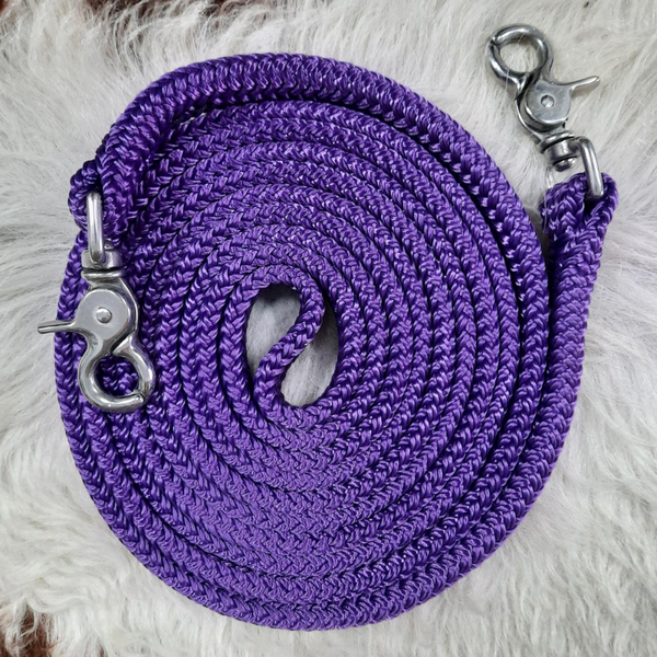 Nungar Knots Reins FLAT 14mm Continuous s/s clips - Gone RIDING